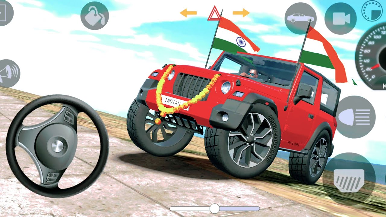 Modified Mahindra Thar😈Games:Indian Thar (Gadi Wala Games) Car Game ...