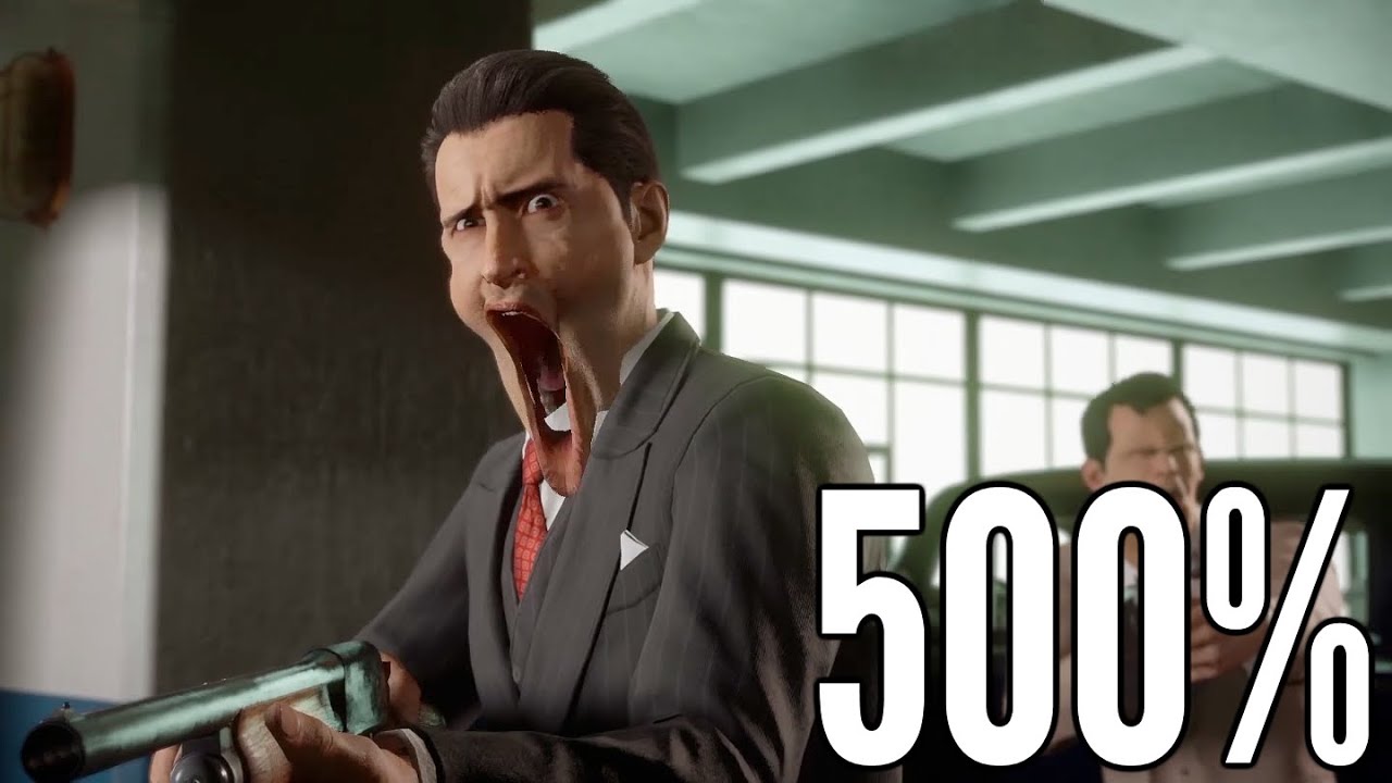 MAFIA but 500% facial animations - YouTube