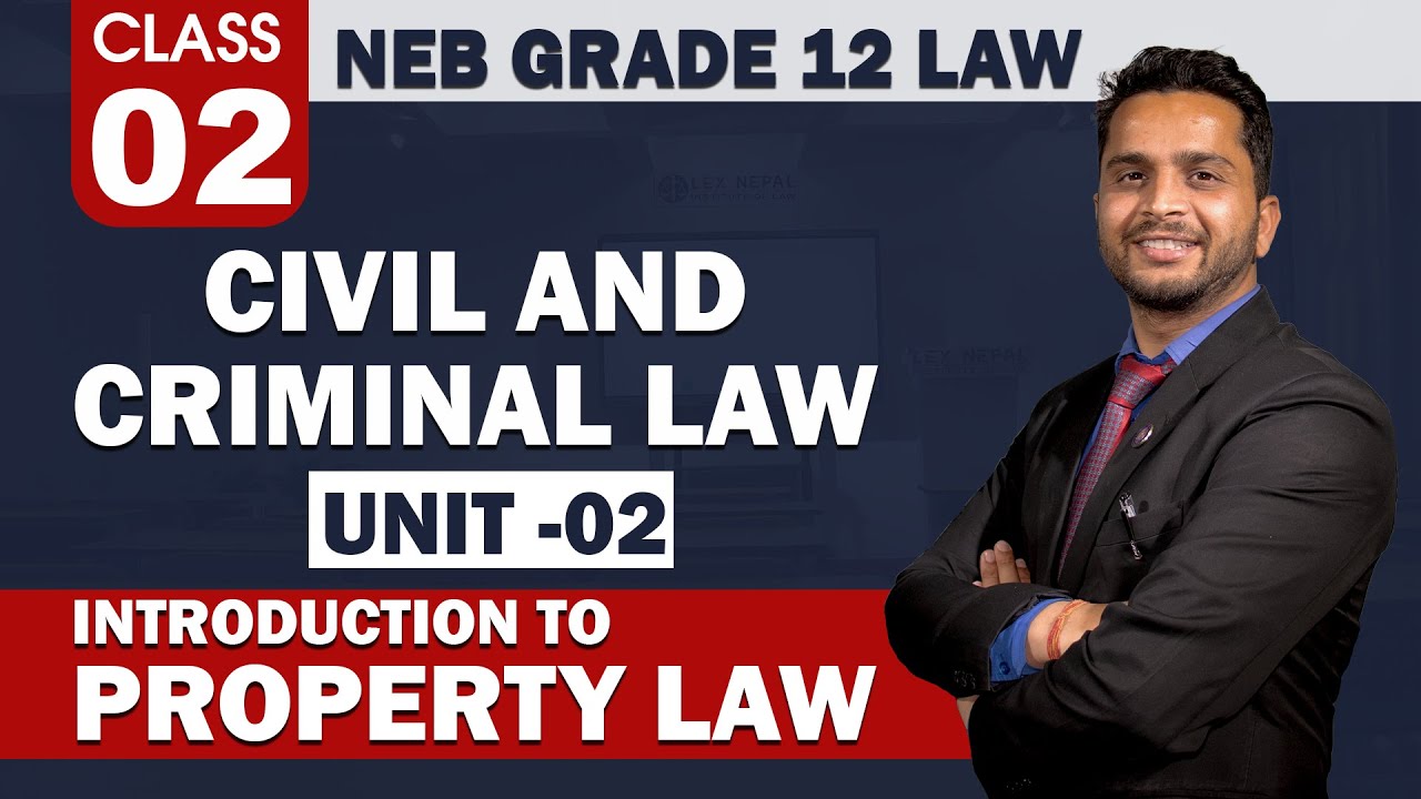 Introduction to Property Law| CIVIL AND CRIMINAL LAW | Grade 12 Law ...