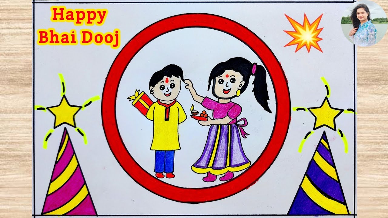 Bhai Dooj Drawing Easy / Bhaiya Duj ka Chitra / Bhaidooj Special ...