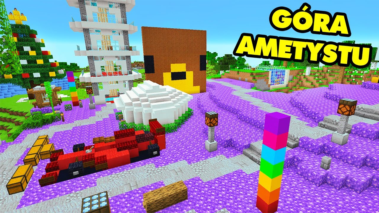 CAŁA GÓRA z AMETYSTU w MILIONOWICHACH w Minecraft! - YouTube
