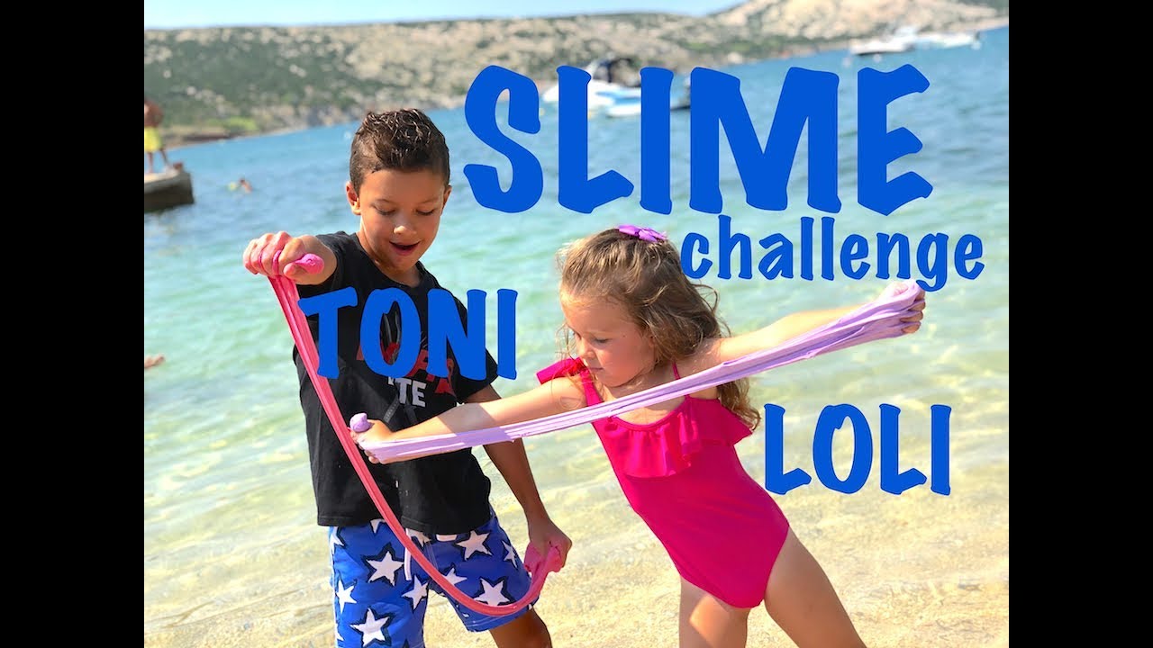 SLIME challenge - TONI vs LOLI - YouTube