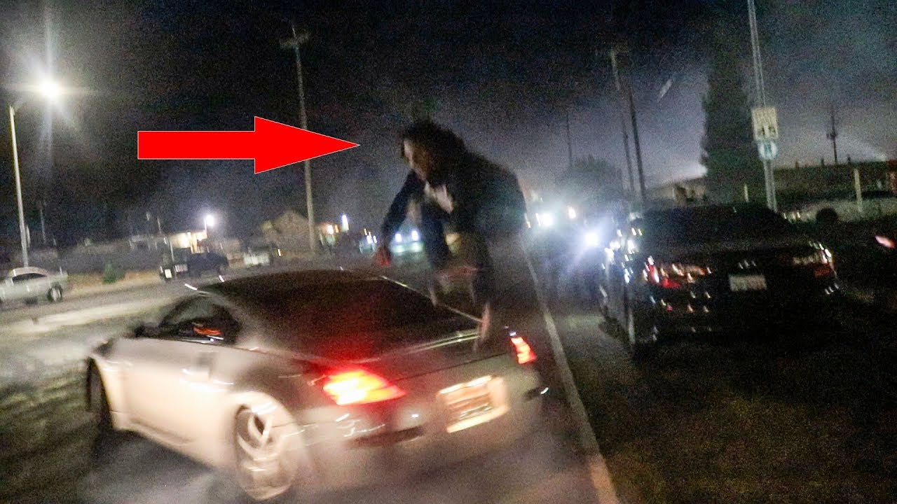 GUY JUMPS OVER A DRIFTING CAR! Sacramento SIDESHOW! - YouTube