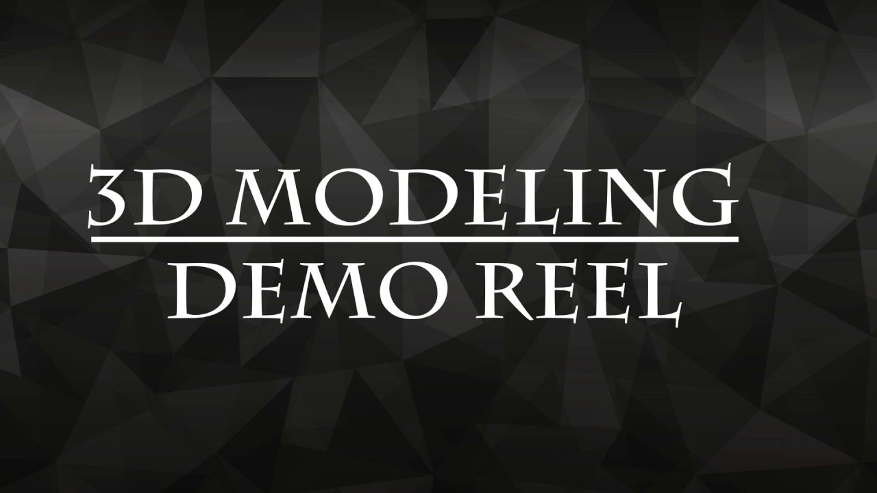Modeling Demo reel By Lokesh - YouTube