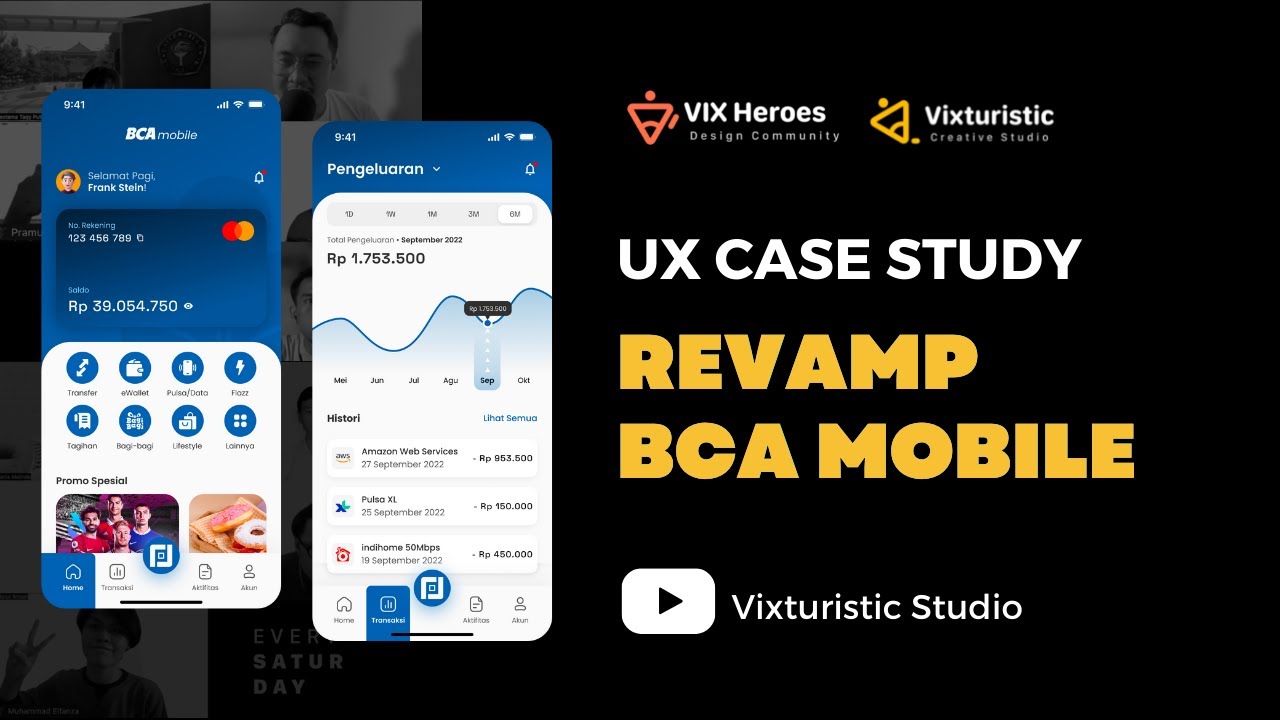UX Case Study - Revamp BCA Mobile by Kukuh - YouTube