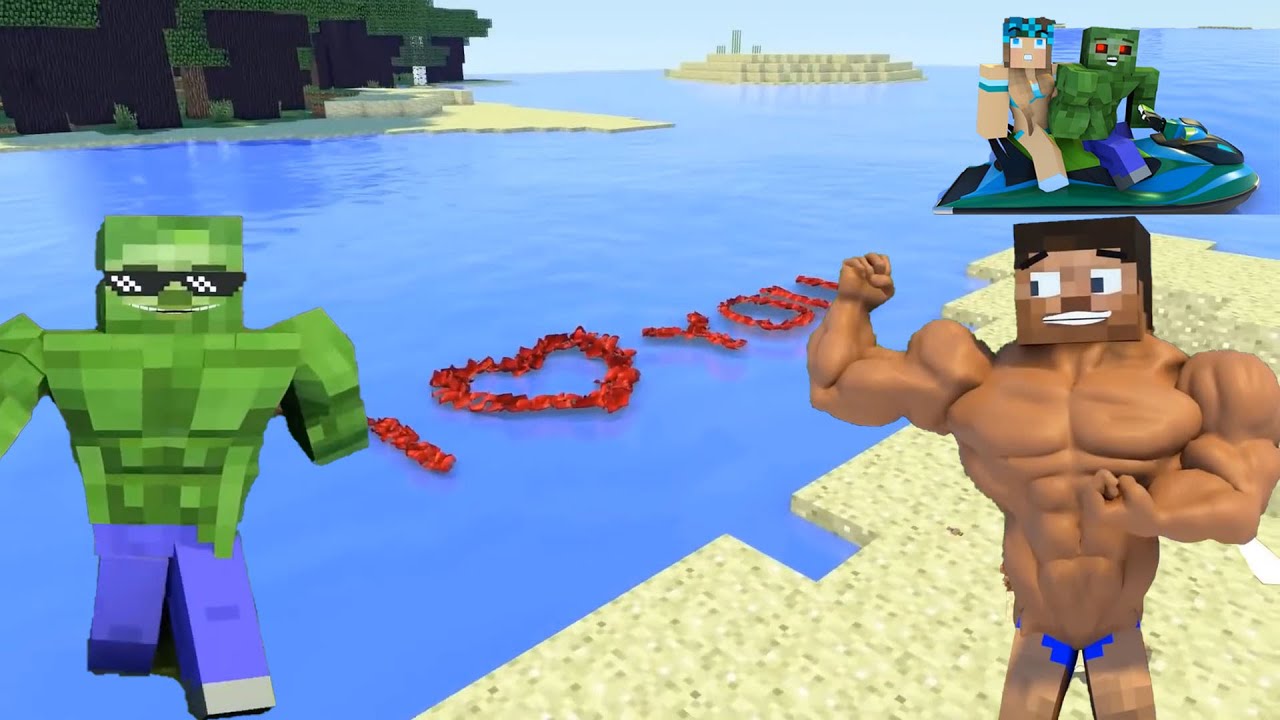 MONSTER SCHOOL: The minecraft life of Steve and Steve -Slime Love ...