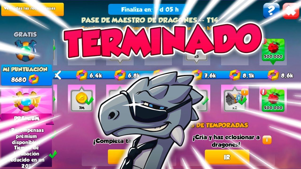 Pase maestro terminado | DRAGON MANIA LEGENDS - YouTube