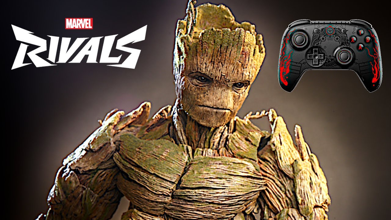 Destroying PC Players on Controller Groot | Marvel Rivals - YouTube