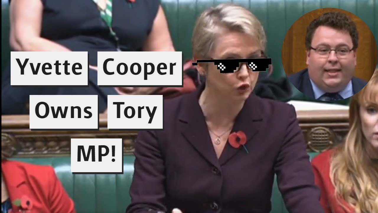 Yvette Cooper Roasts Tory MP Who Tries To Use Corbyn As A Stick! - YouTube