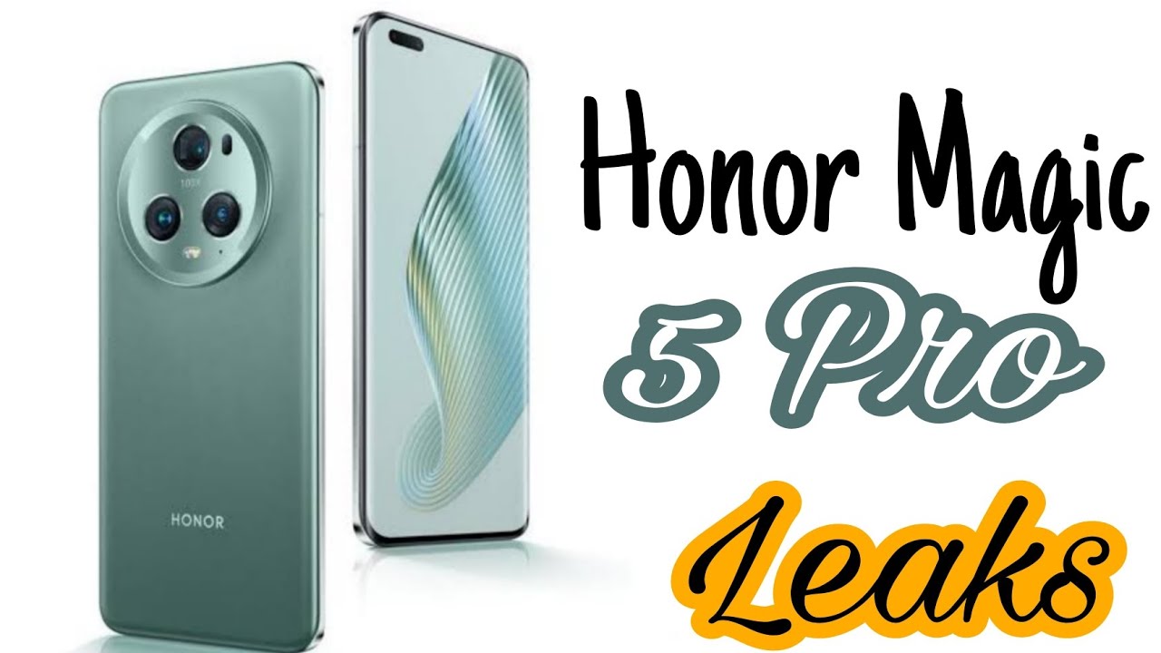 Honor Magic 5 Pro Specifications Price and Release Date - YouTube