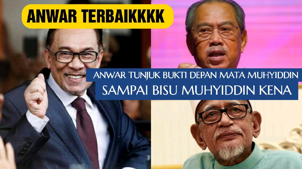PADAN MUKA! ANWAR TUNJUK BUKTI KUKUH DI DEPAN HIDUNG DEPAN MATA ...