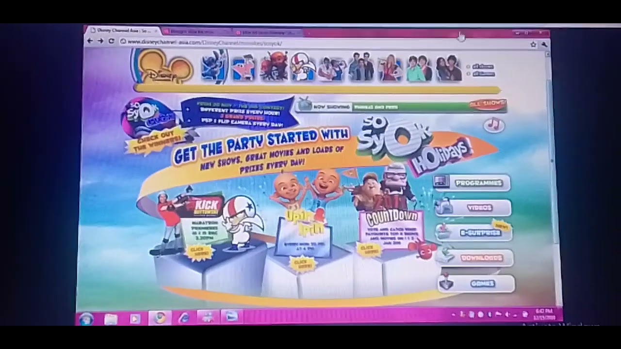 All Disney Channel Asia Website (2010-2011) - YouTube
