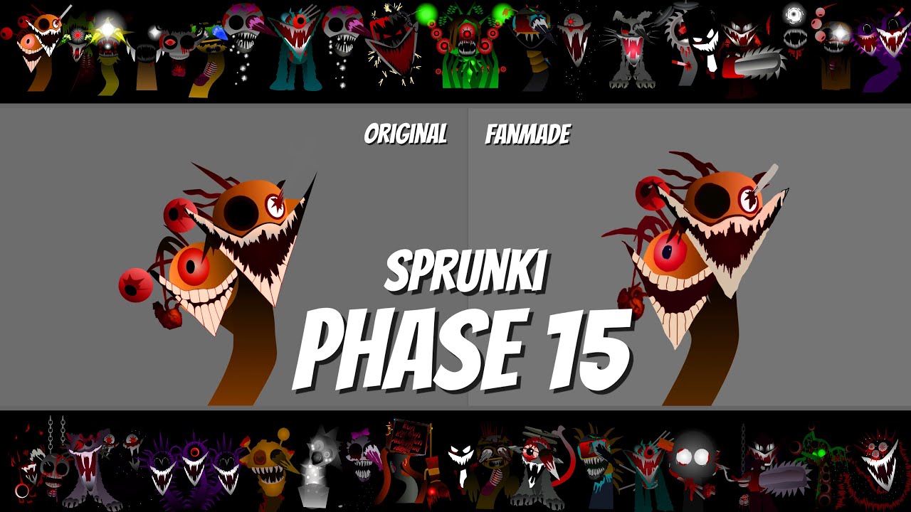 NEW! Sprunki Phase 15 vs. Phase 15 Fanmade - GAMEPLAY #incredibox # ...
