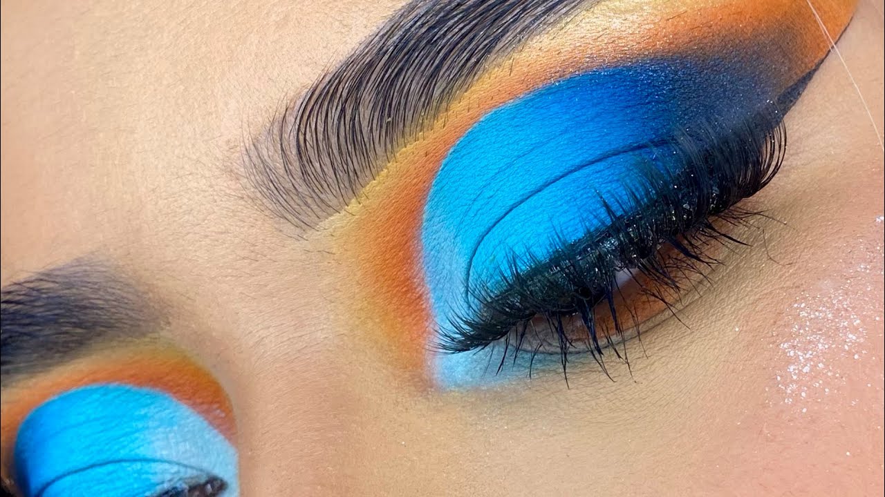 Maquillaje full color + rostro/ maquillaje Tutorial 🌊☀️🌅 #maquillaje # ...