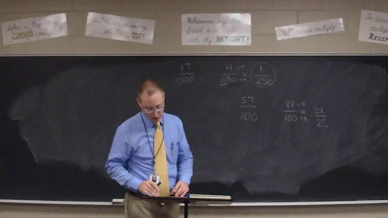 Pre-Algebra Lesson 14 - YouTube
