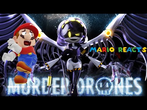 Robots That Kill Each Other | Mario Reacts To MURDER DRONES - Episode 1 ...