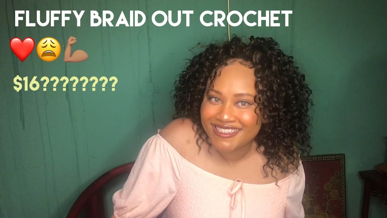 Fluffy Braid out Crochet | Easy Affordable Summer Look - YouTube