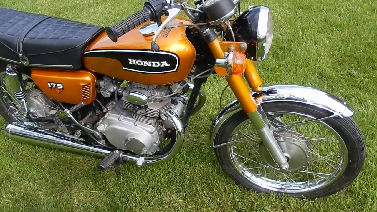 1972 Honda CB175 Walkaround - YouTube