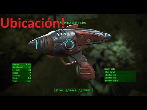 Fallout 4 Armas Raras/Unicas! Blaster Alienigena! [Tutorial] - YouTube
