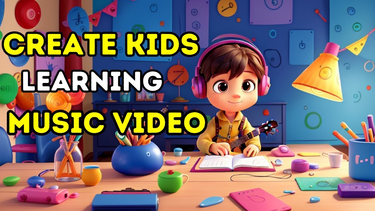 How to Create Kids Musical Videos Using FREE AI Tools | Kids Learning ...