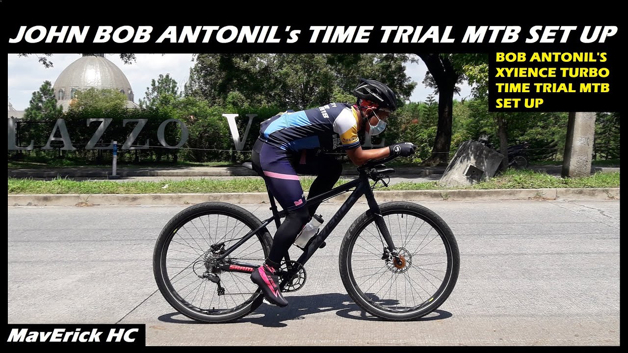BIKECHECK=XYIENCE TURBO TIME TRIAL MTB SET UP BY JOHN BOB ANTONIL - YouTube