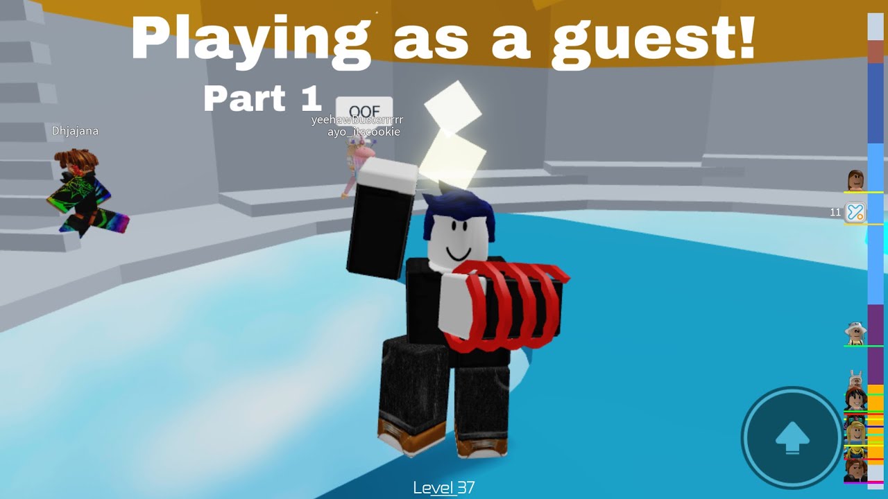 Playing as a Guest for today | Roblox | HAPPY GUEST DAY | Part 1 - YouTube