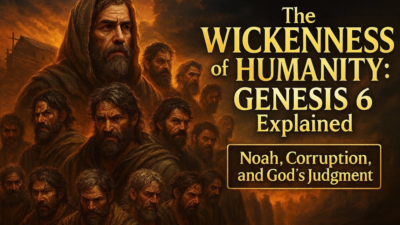 The Wickedness of Humanity: Genesis 6 Explained (Noah, Corruption, and ...