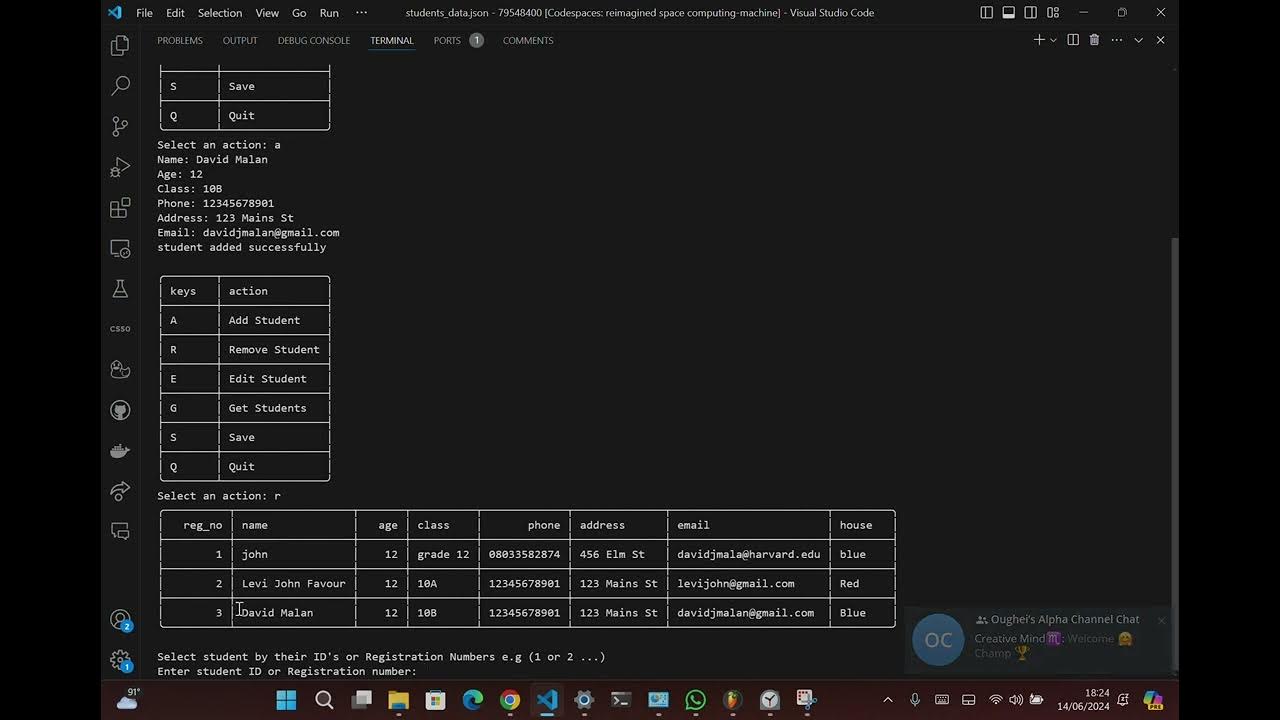 CS50P Final Project | Student Management System - YouTube