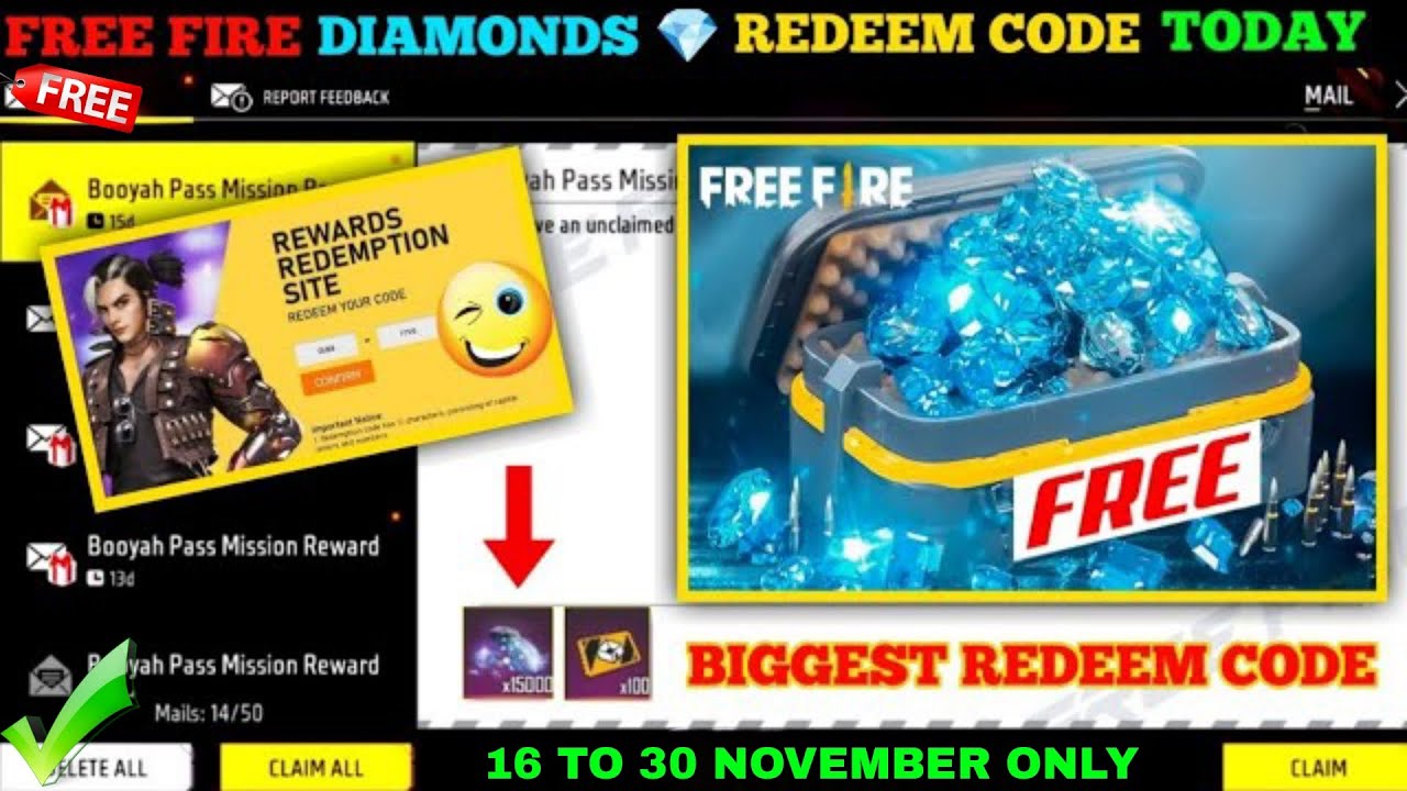 FREE FIRE REDEEM CODE TODAY 21 NOVEMBER REDEEM CODE FREE FIRE FF free-fire-redeem-code-today-21-november-redeem-code-free-fire-ff