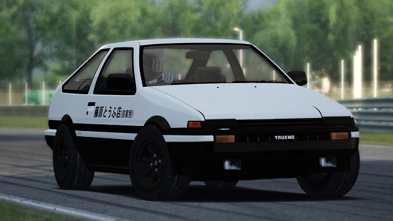 Assetto Corsa - Toyota Trueno Sprinter AE86 Inital D + DOWNLOAD - YouTube