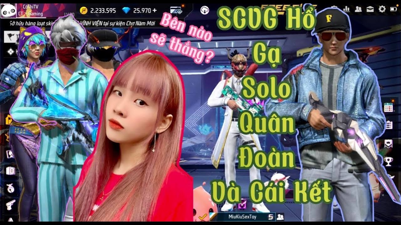 SCVG Gạ Quân Đoàn Cô Thi Solo Và Cái Kết #freefire #cothitv - YouTube