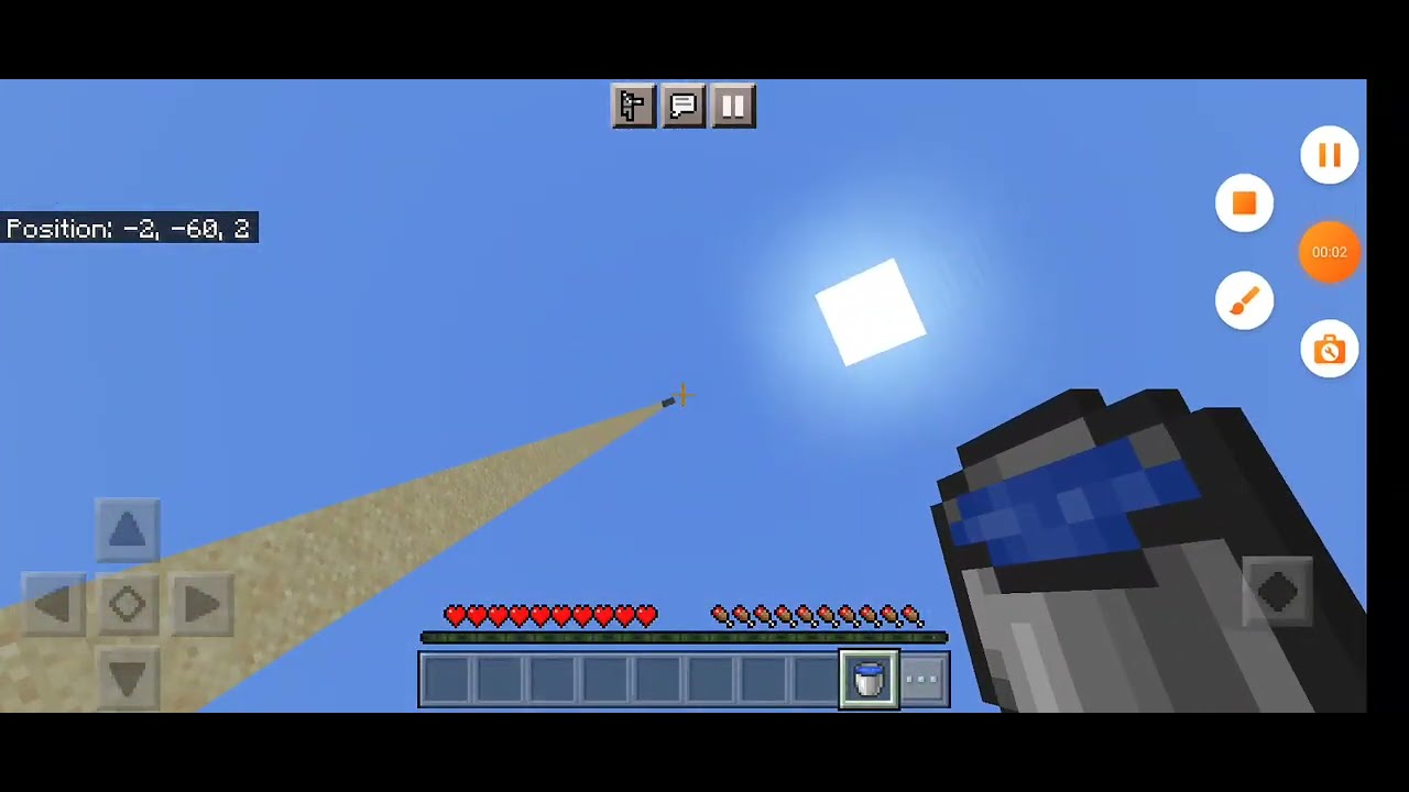 Minecraft water bucket clutch OP clutch - YouTube