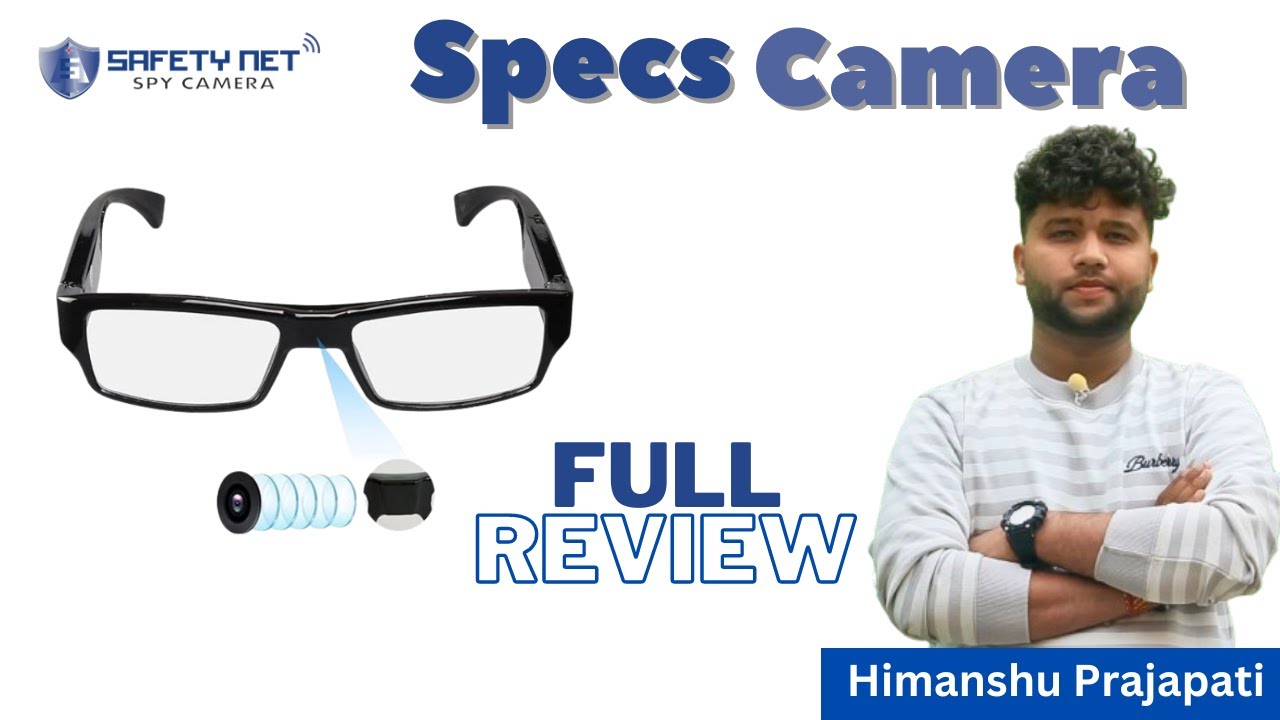 How to use a Specs Camera Hidden Full Review || hidden camera for ...