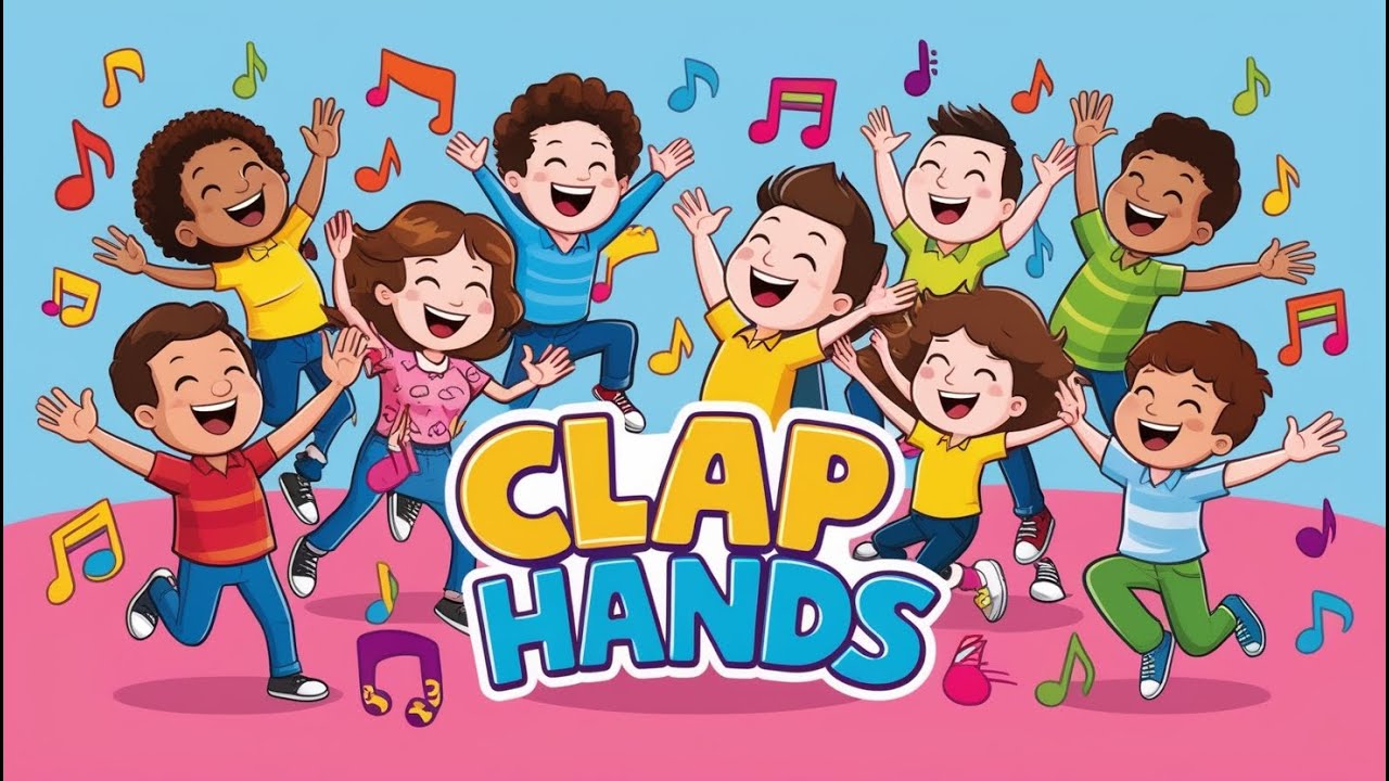 Clap Your Hands - Fun Dance and Music for Kids | Sing Along | Cartoon ...