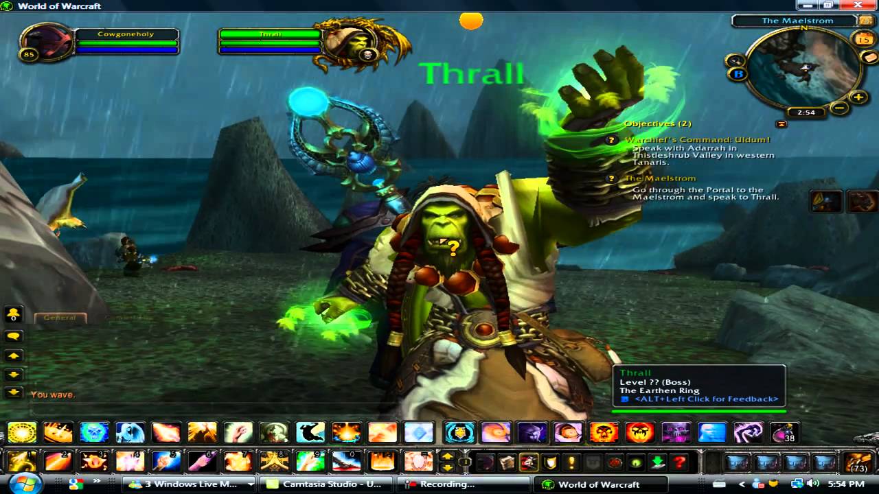 WoW Cataclysm Maelstrom and New Thrall Model - YouTube