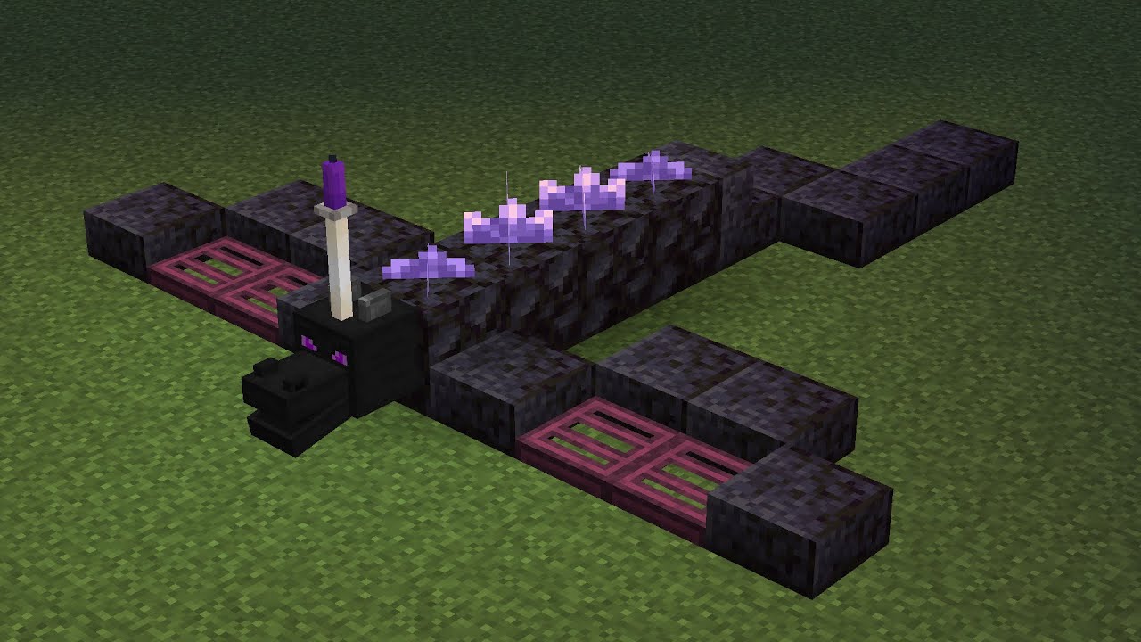 How To Make A Dead Ender Dragon In Minecraft YouTube