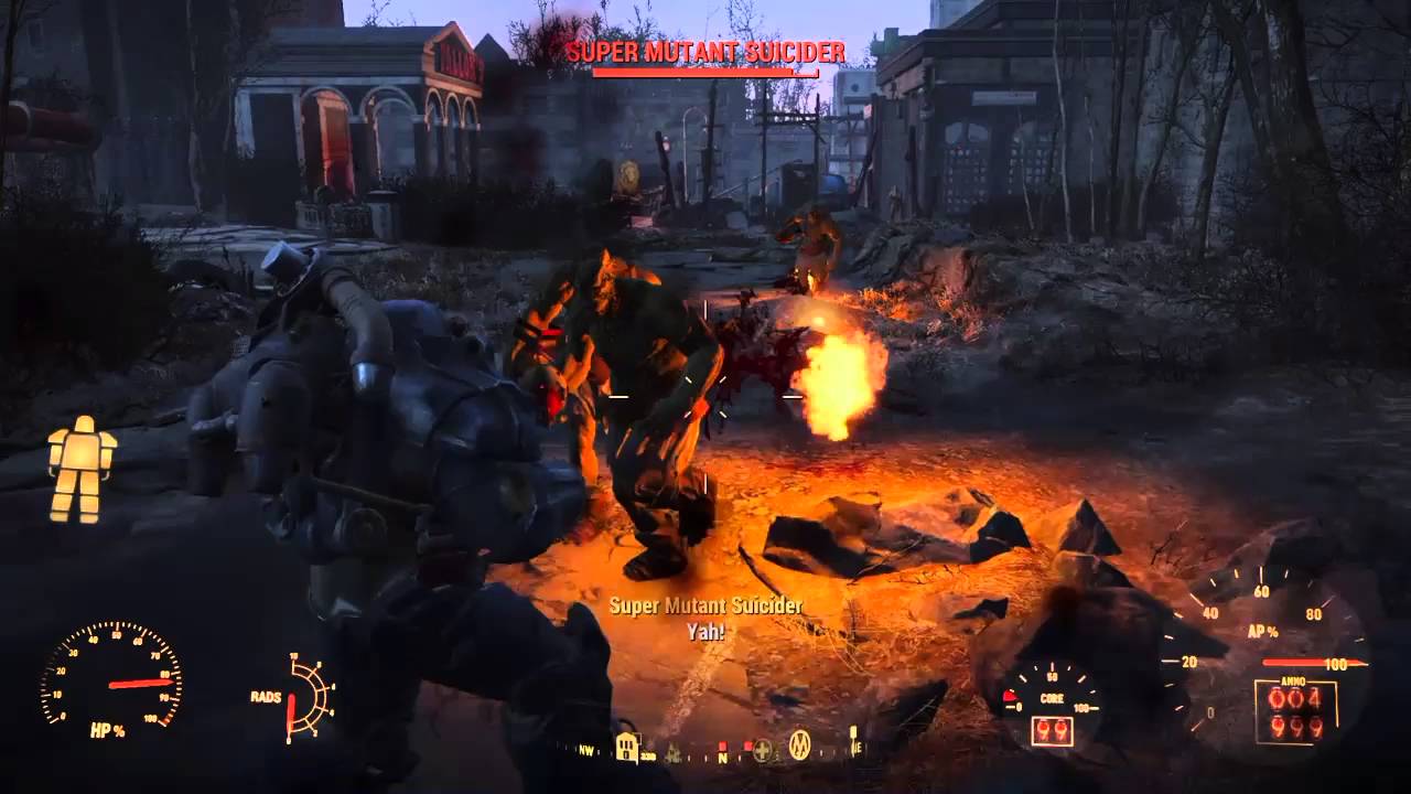 Fallout 4 Jet Pack Escape - YouTube