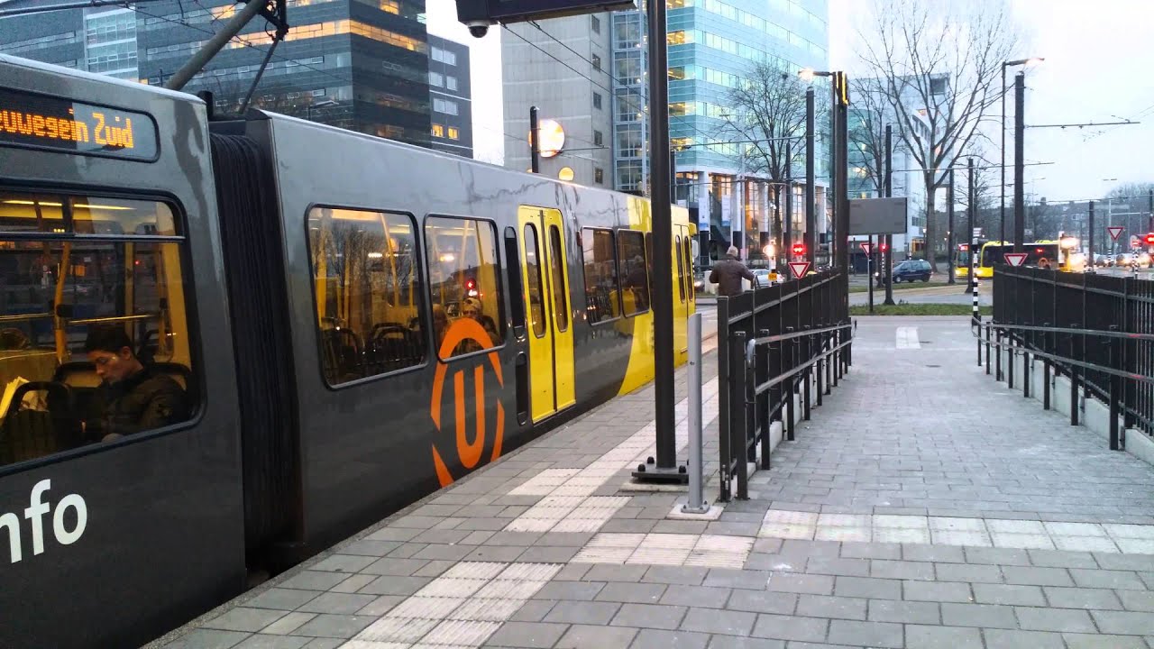 U OV Utrecht Sneltram vanuit Utrecht CS richting Nieuwegein Zuid - YouTube