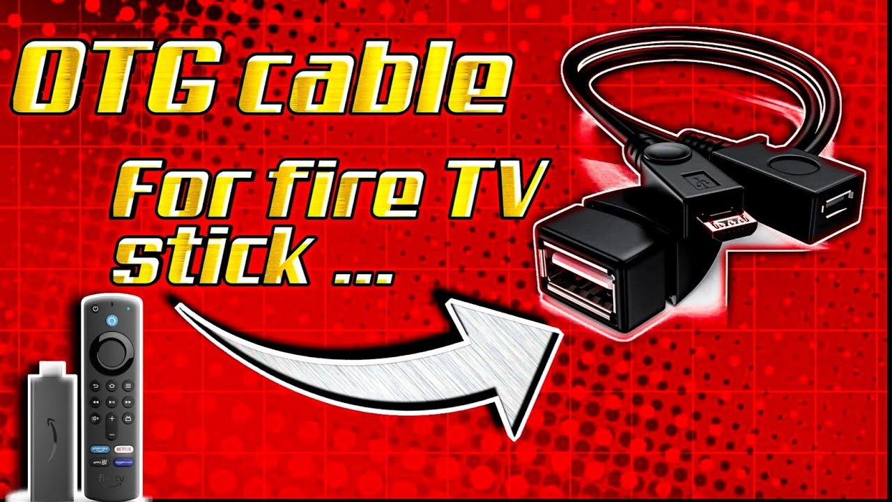 OTG CABLE|For Fire Tv Stick|Unboxing Video| - YouTube