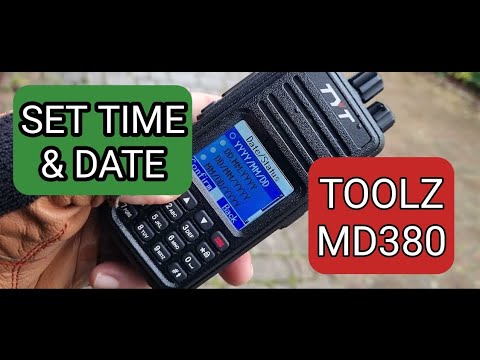 MD380 TOOLZ - SET TIME & DATE - YouTube