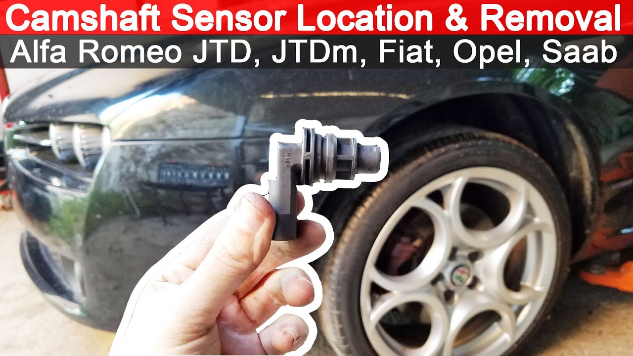Camshaft Sensor Removal Alfa 159, GT, 147, 156, 166, Brera, Fiat, Opel ...
