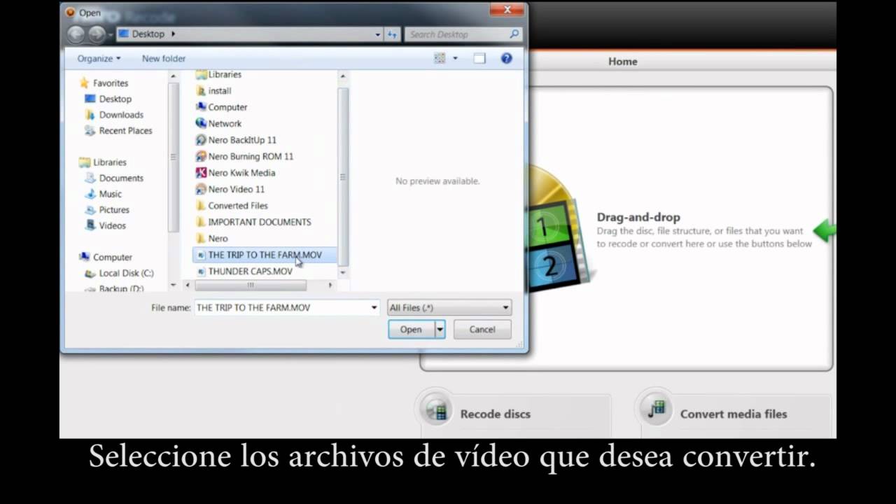 Còmo convertir un archivo de vídeo - YouTube