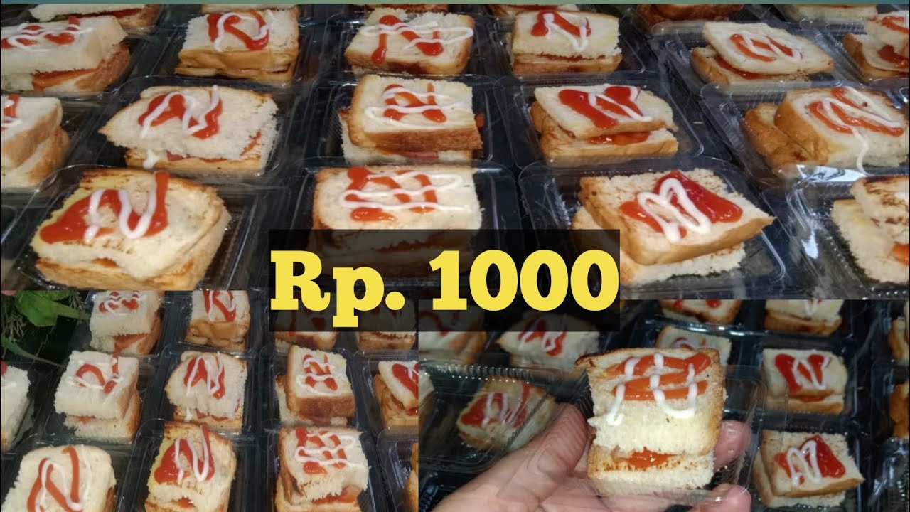 SATU LAGI JAJANAN 1000AN DARI ROTI TAWAR YANG BIKIN BOCIL RELA NGANTRI ...
