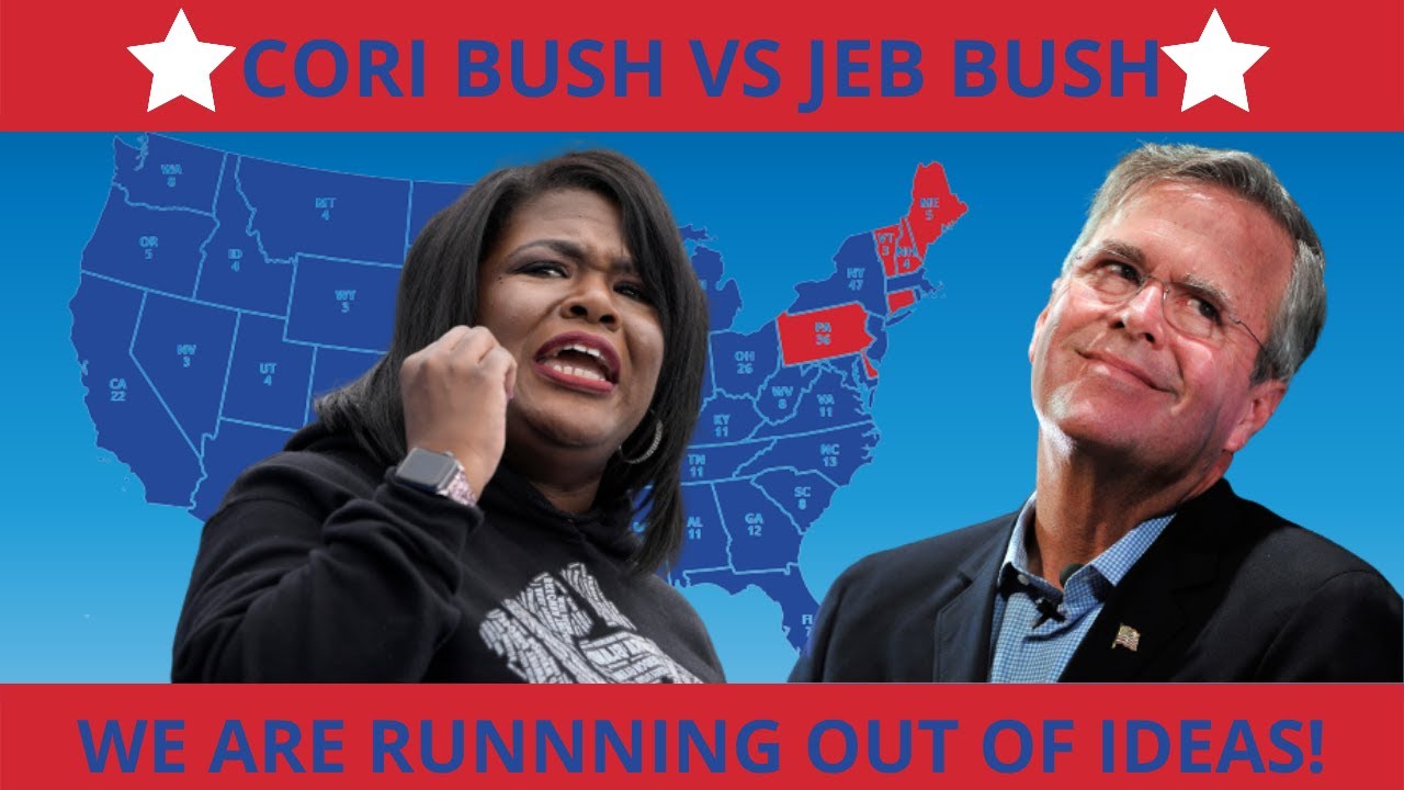 2024 Presidentail Election: Cori Bush VS Jeb Bush - YouTube