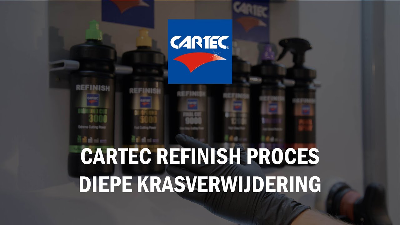 Cartec Refinish Proces - Diepe Krasverwijdering & Finishing - YouTube
