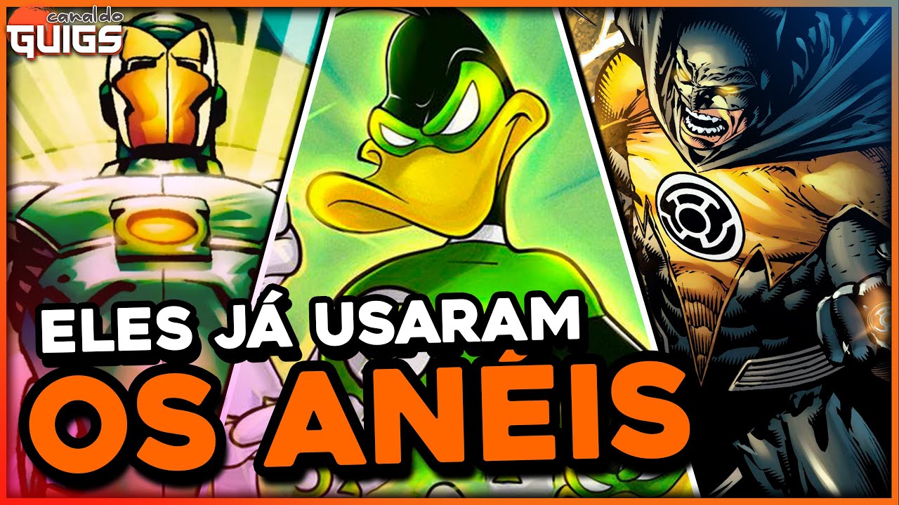 12 PERSONAGENS QUE JÁ USARAM O ANEL DO LANTERNA VERDE | Canal do Guigs ...