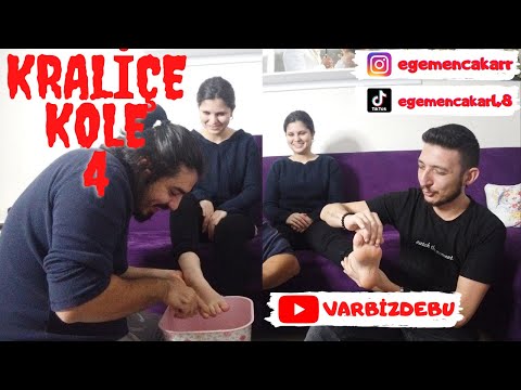 KRALİÇE KÖLE 4 ( KRAL VEZİR ) AYAK YIKAMAK ve AYAK KREMLEME