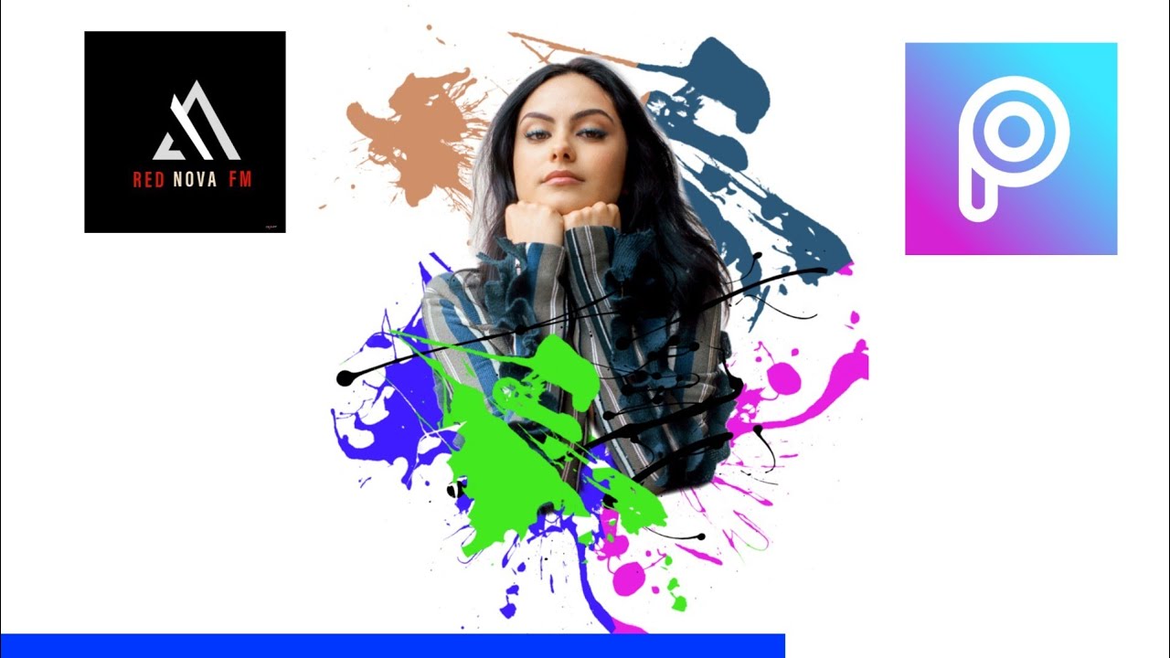 Ink splash effect picsart |picsart photo editing tutorial - YouTube