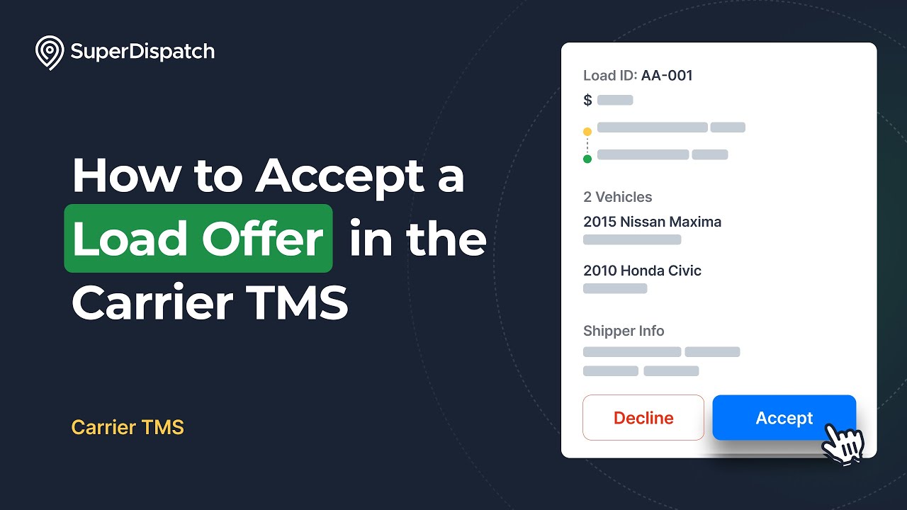 How to Accept a Load Offer - YouTube