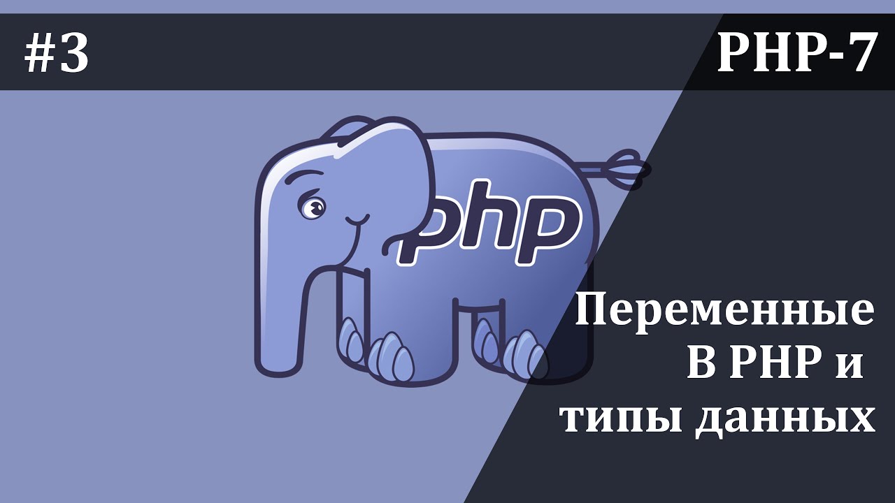 Переменные и типы данных в Php Базовый курс Php 7 Youtube